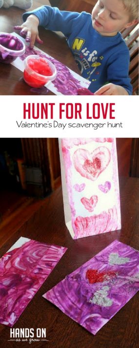 Valentine's Activity for Kids: Hunt for Love | Hands On As We Grow®