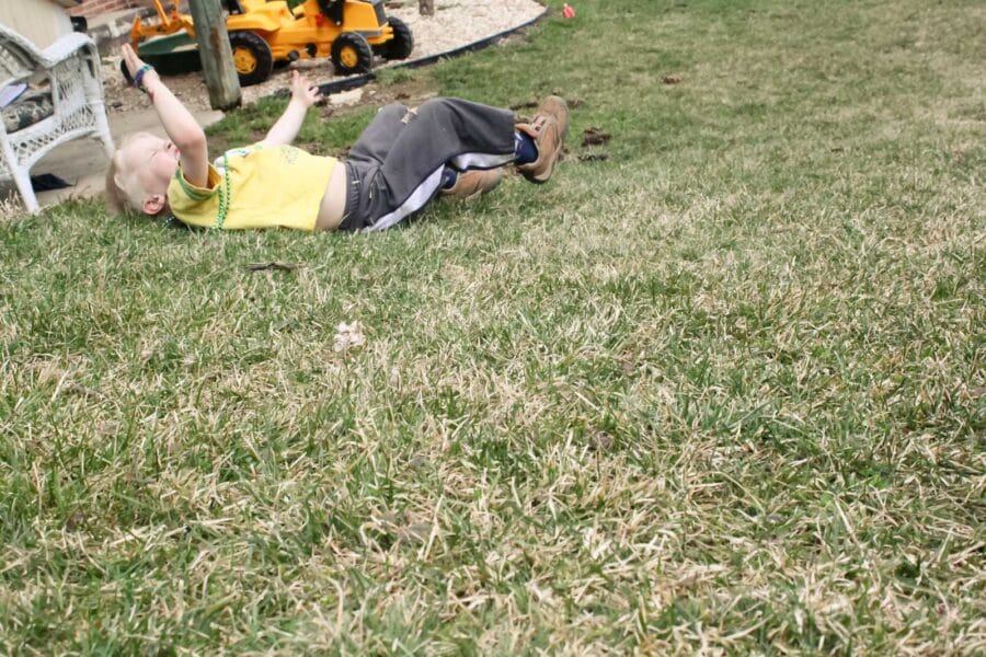 Classic Outdoor Activity Rolling Down the Hill - Hands On As We Grow®
