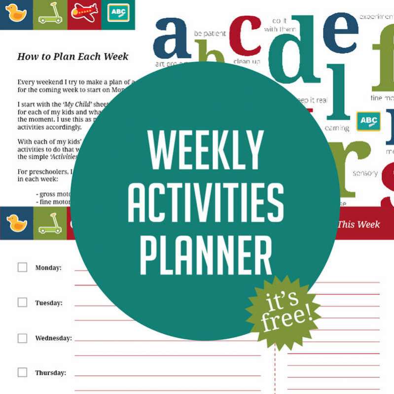 Make it Easy to Plan Your Week with Fun Activities - Hands On As We Grow®