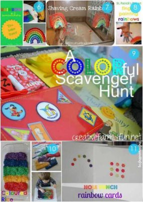 11 Colorful Rainbow Activities for Preschoolers -hands on : as we grow