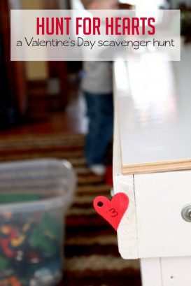 Valentine's Day Scavenger Hunt with Numbers - Hands On As We Grow®