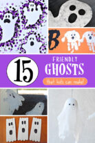 Spiral Ghost Craft for Halloween with Cutting Practice - HOAWG