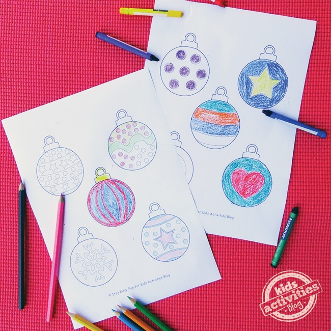 Christmas & Winter Coloring Pages for Kids to Color