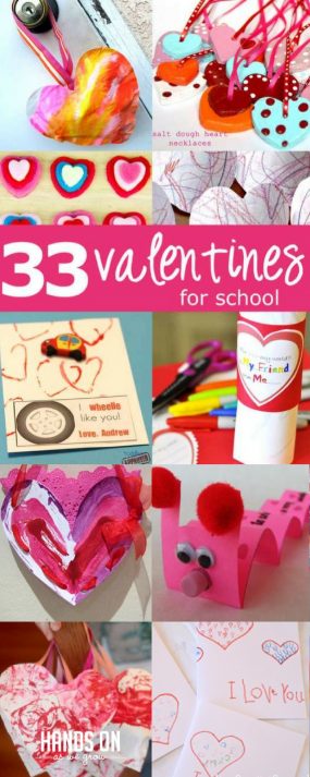 33 Super Cute Kids Valentines for School | Hands On As We Grow®
