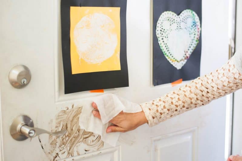 Look What Happens When Happy Kids Paint with Mud - Hands On As We Grow®