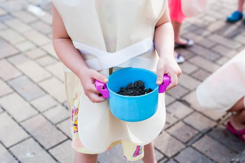 Look What Happens When Happy Kids Paint with Mud - Hands On As We Grow®