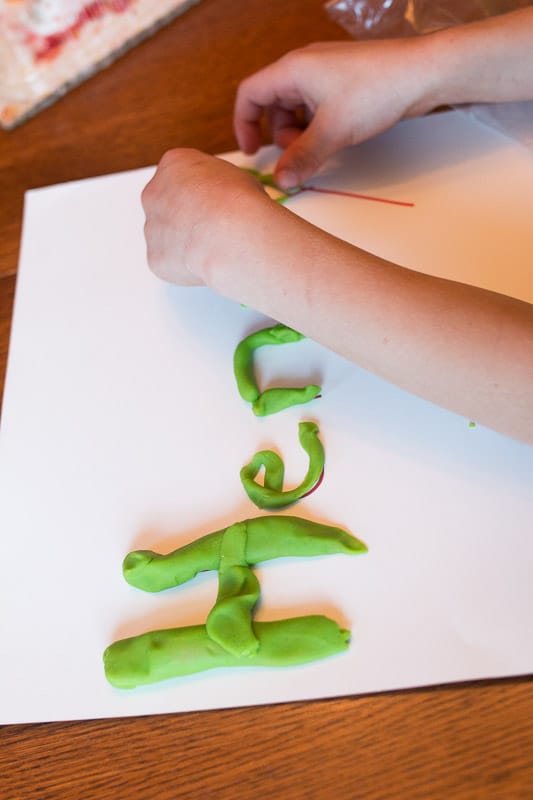 Strengthening Hands with Play Dough Names - Hands On As We Grow®