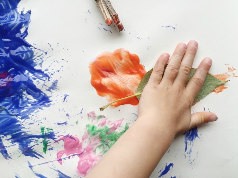 Painting with Nature: A Creative Sensory Delight for Kids
