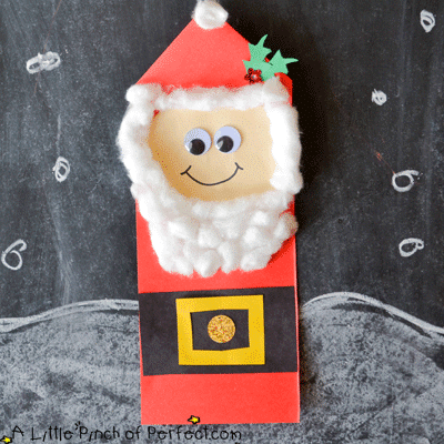 48 Santa Crafts for Kids to Make! Oh-So-Simple!