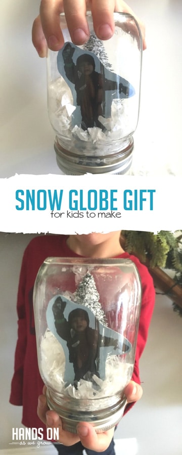 Snow Globe Gift for Kids to Make | Hands On As We Grow