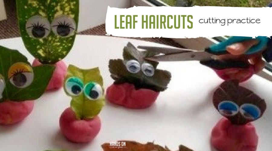 Leaf Hair Salon: A Cutting Activity - Hands On As We Grow®
