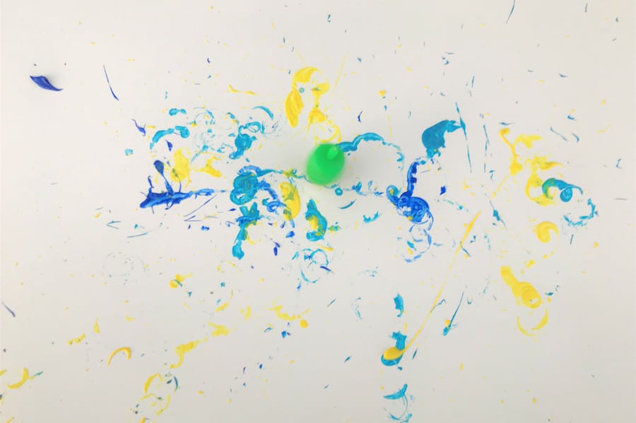 Dreidel Paint Spinning Activity for Hanukkah - Hands On As We Grow®