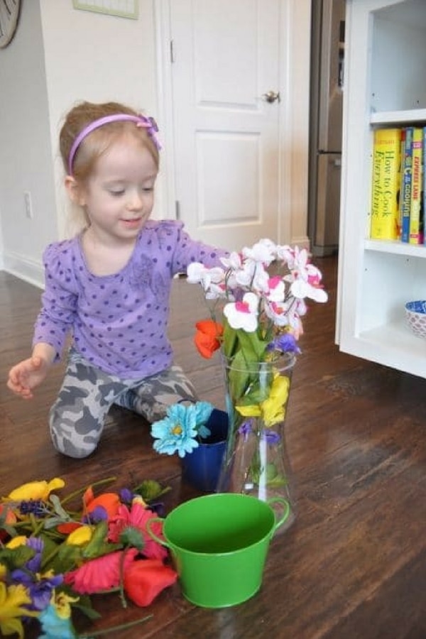 Pretty Spring Flower Pretend Play | Hands On As We Grow