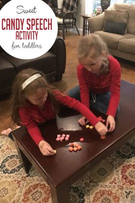Work on Toddler Talk with a Fun Candy Speech Activity | HOAWG