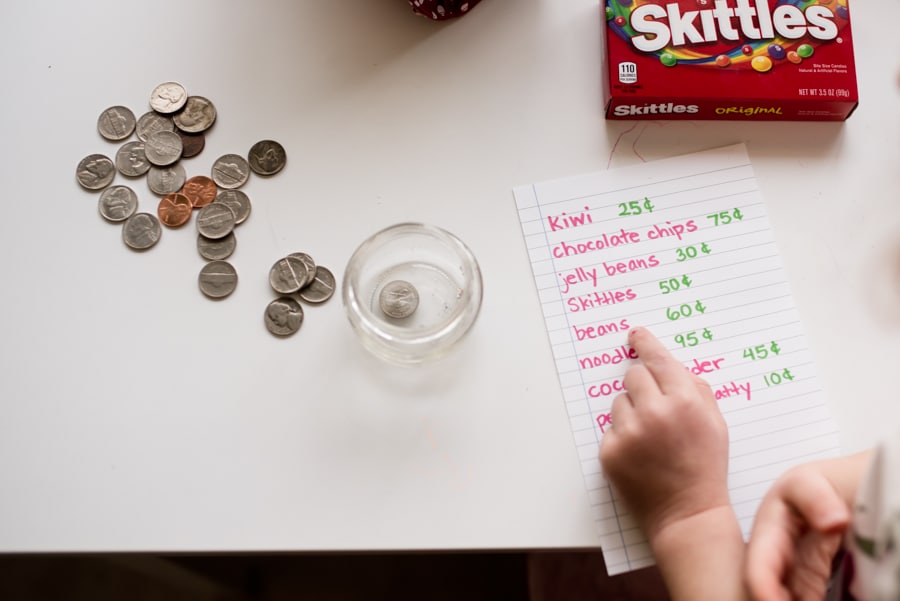 Pretend Shopping Trip in the Pantry Counting Real Money! - HOAWG