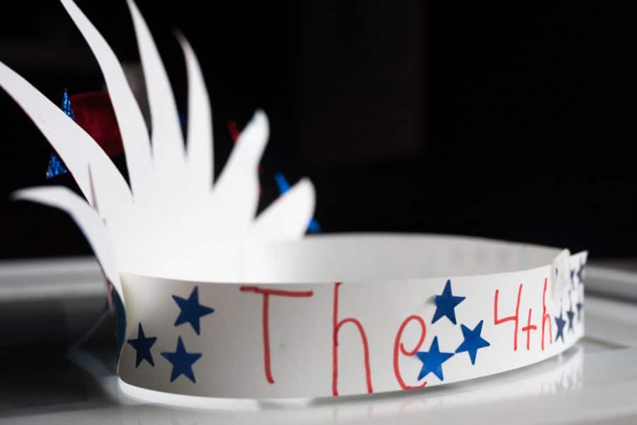 Patriotic 4th of July Crown Craft for Kids - Hands On As We Grow®