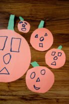 One Minute Prep Pumpkin Family Craft - Hands On As We Grow®
