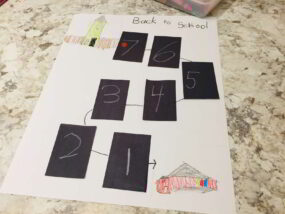 Back to School Countdown Simple Art Project - Hands On As We Grow®