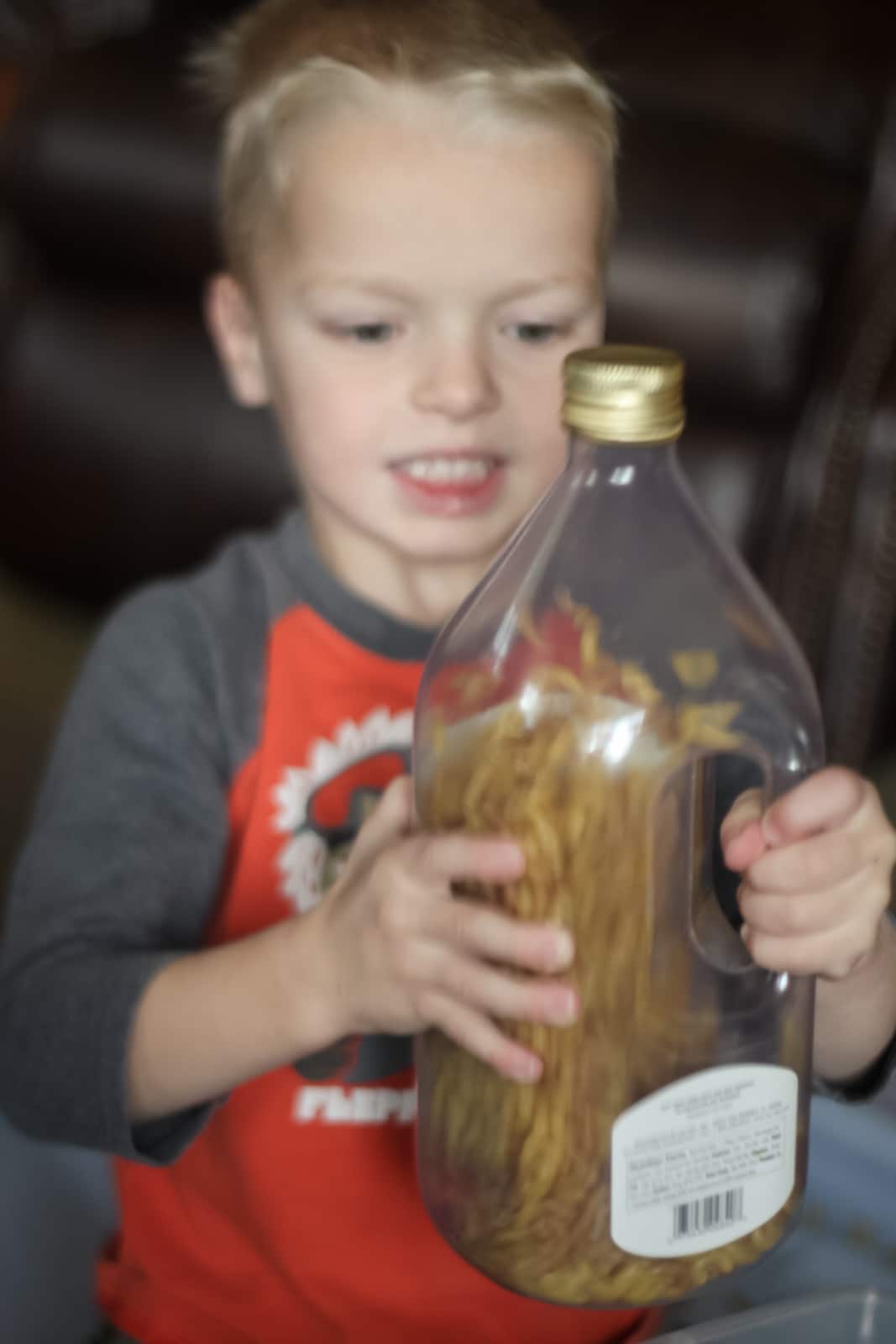 Pasta Sensory Bin Activity for Free Play - Hands On As We Grow®