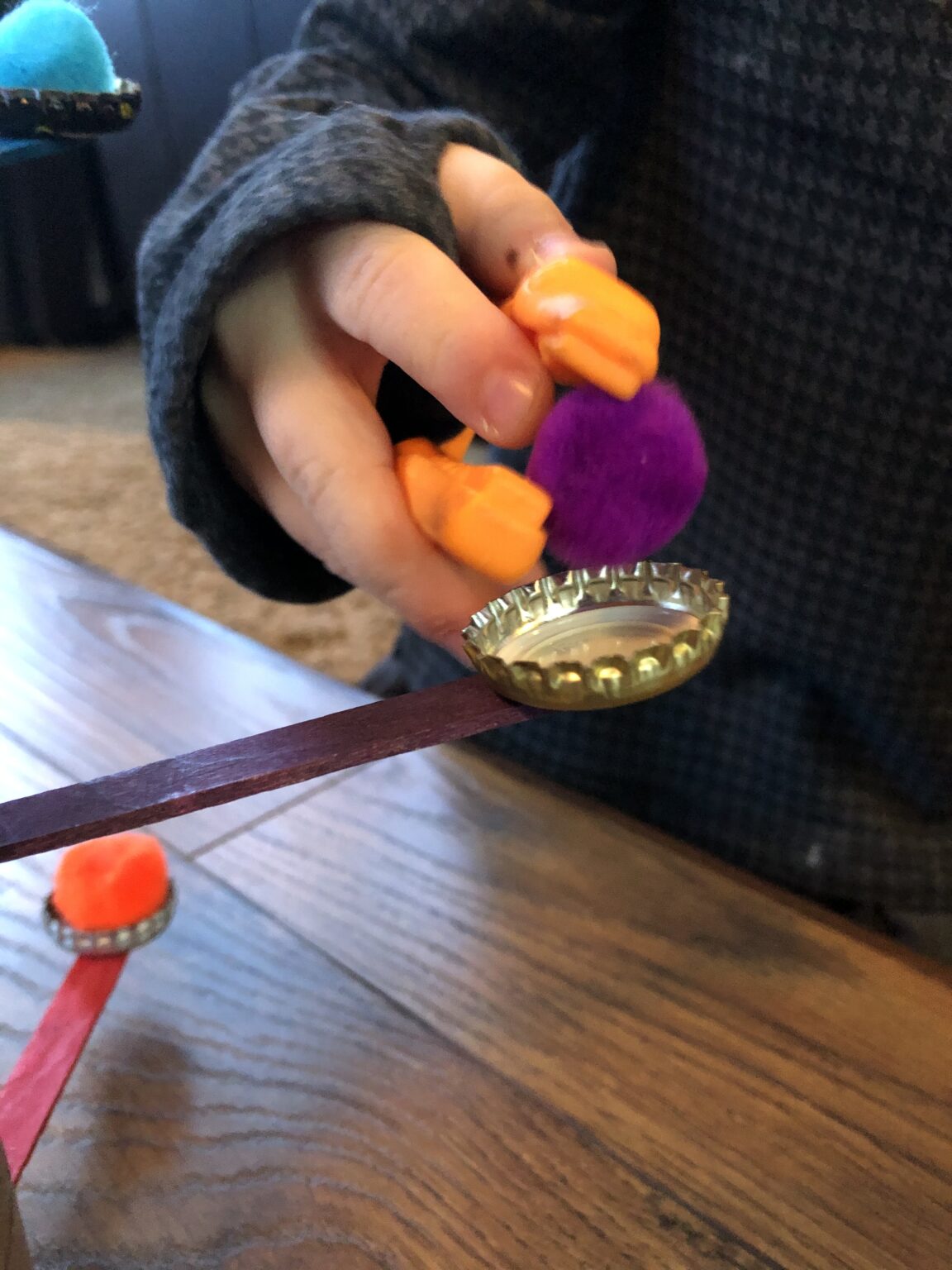 Pom Pom Balance Tree an Easy Fine Motor Activity - HOAWG