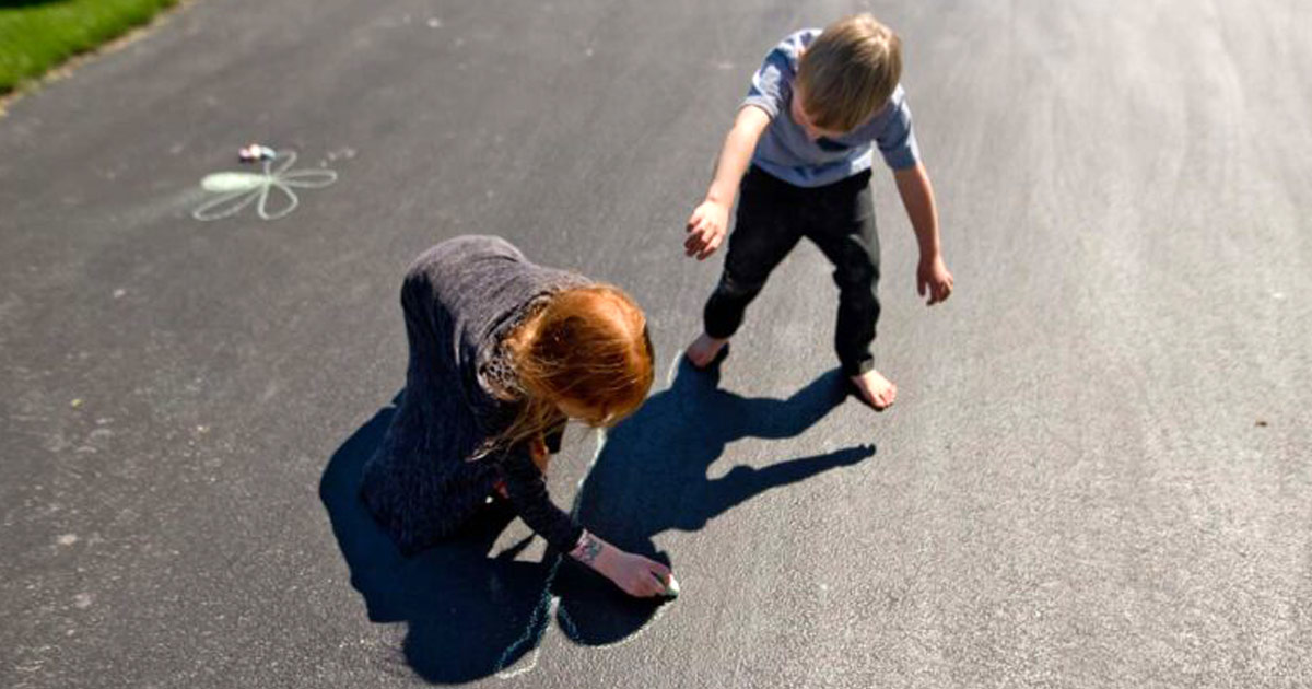 Shadow Art for Kids a New Creative Chalk Activity - Hands On As We Grow