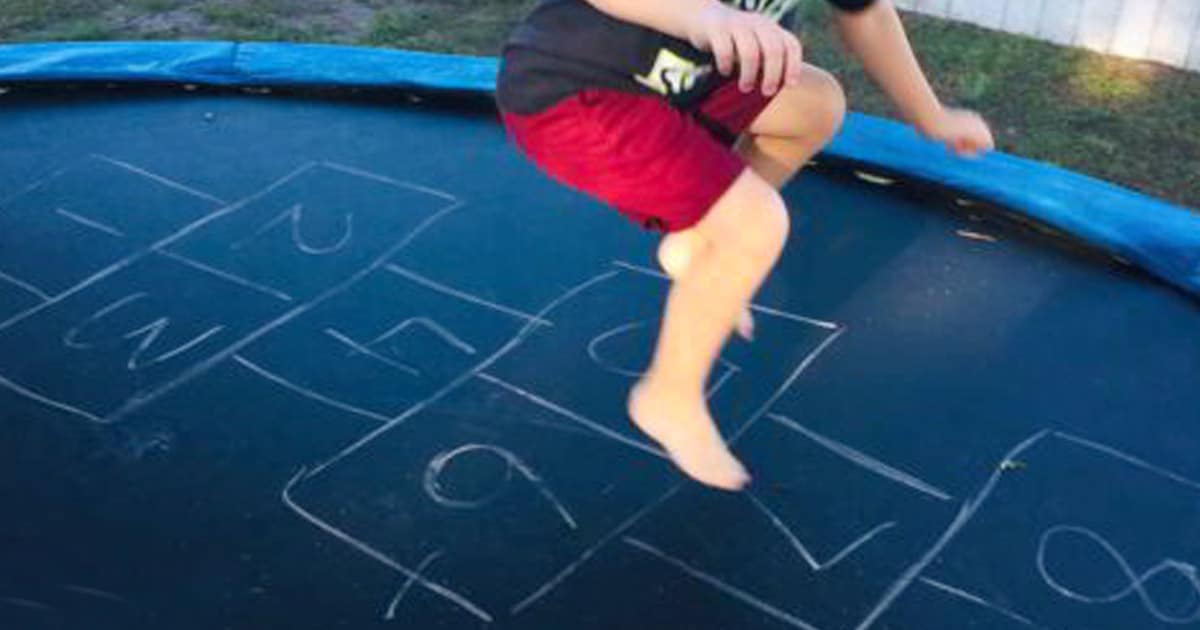 Trampoline Game for Kids: A New Twist on Hopscotch - HOAWG