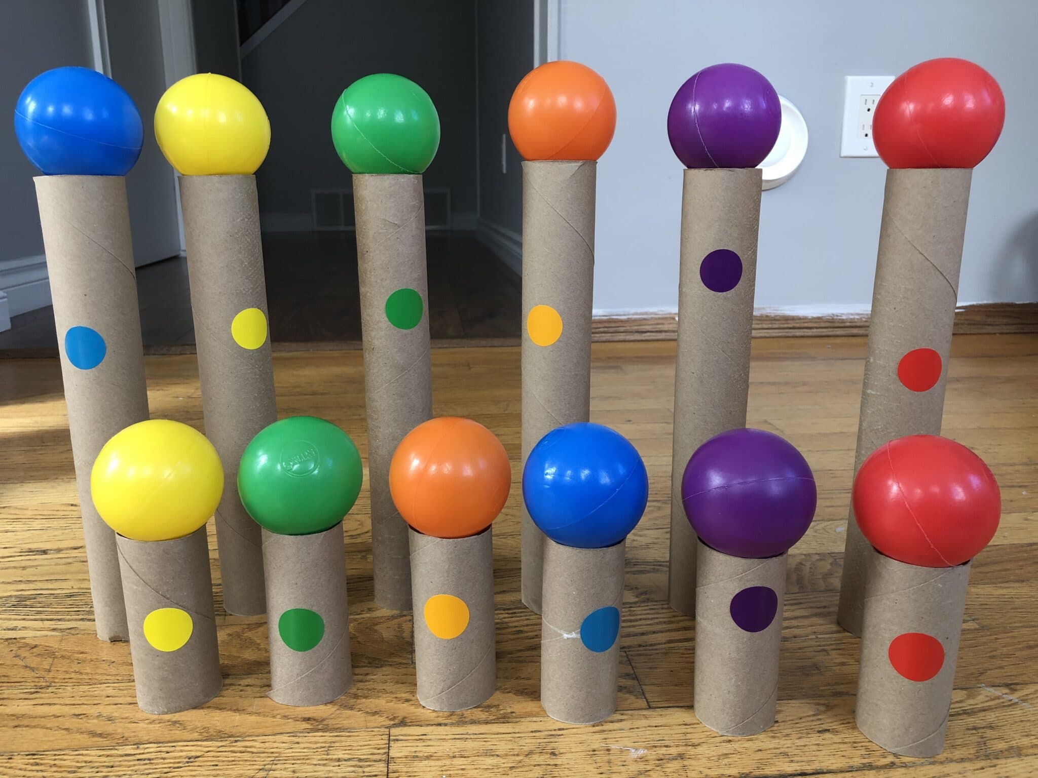 Super Simple Color Ball Matching Game for Kids - HOAWG
