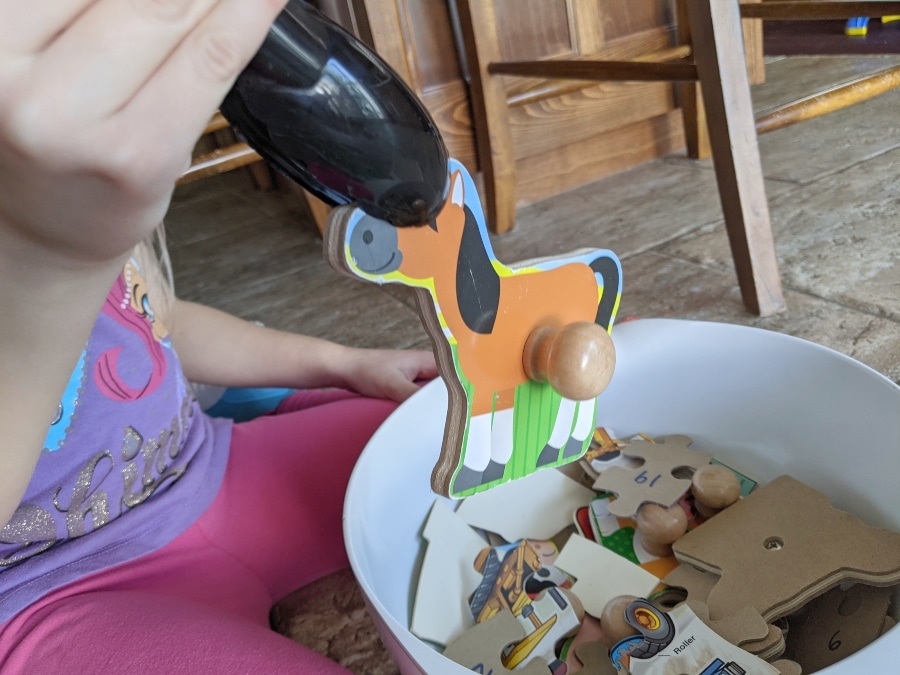 Puzzle Play Mix-Up Activity for Indoor Adventures - HOAWG