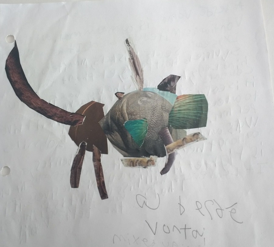 Create Your Own Animal with an Easy Old Magazines Collage - HOAWG