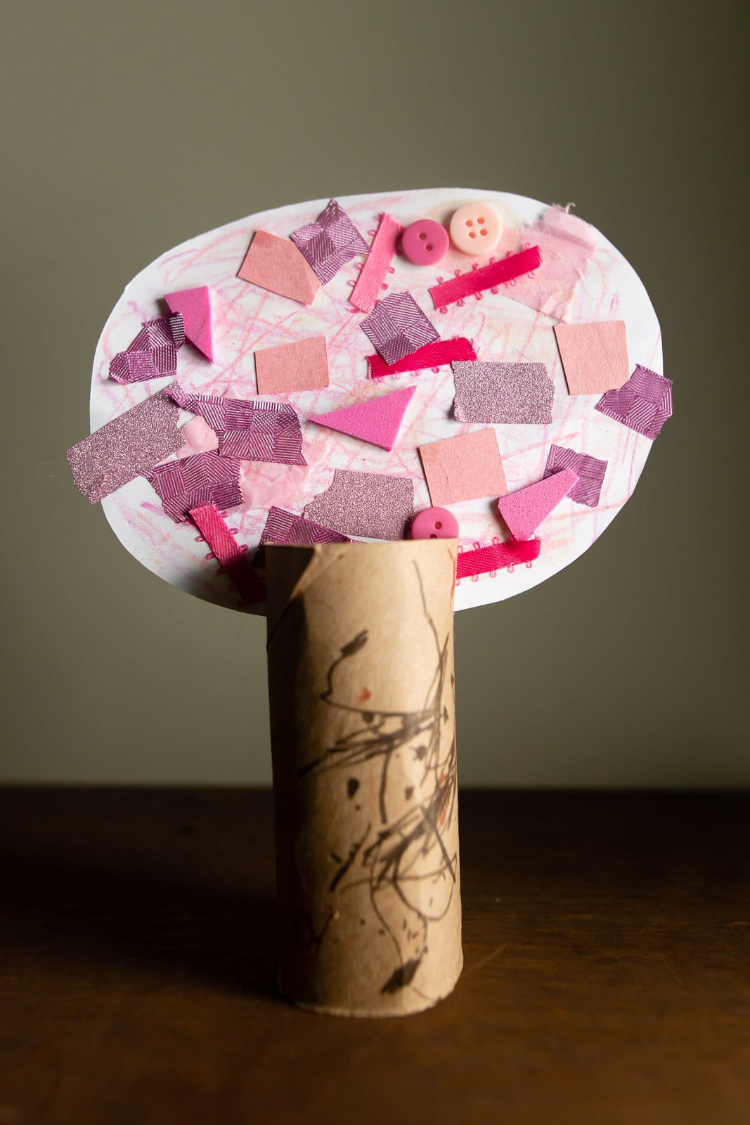 Easy Spring Tree Toilet Paper Roll Craft for Toddlers - HOAWG
