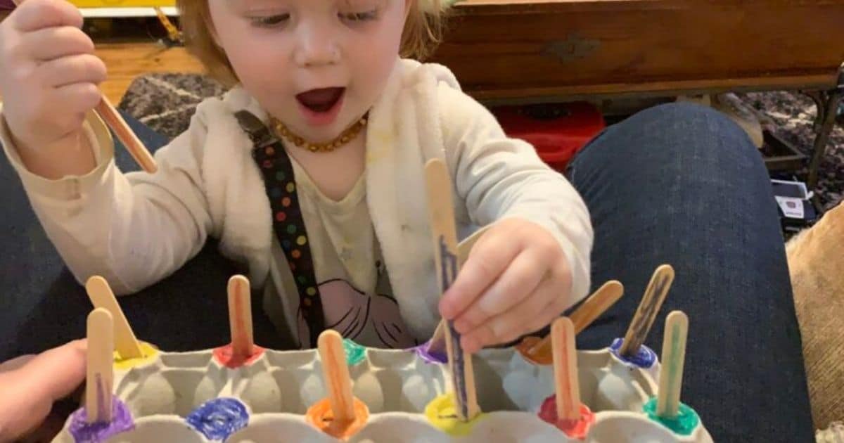 Easy Egg Carton Matching Activities for Toddlers and Preschoolers DIY