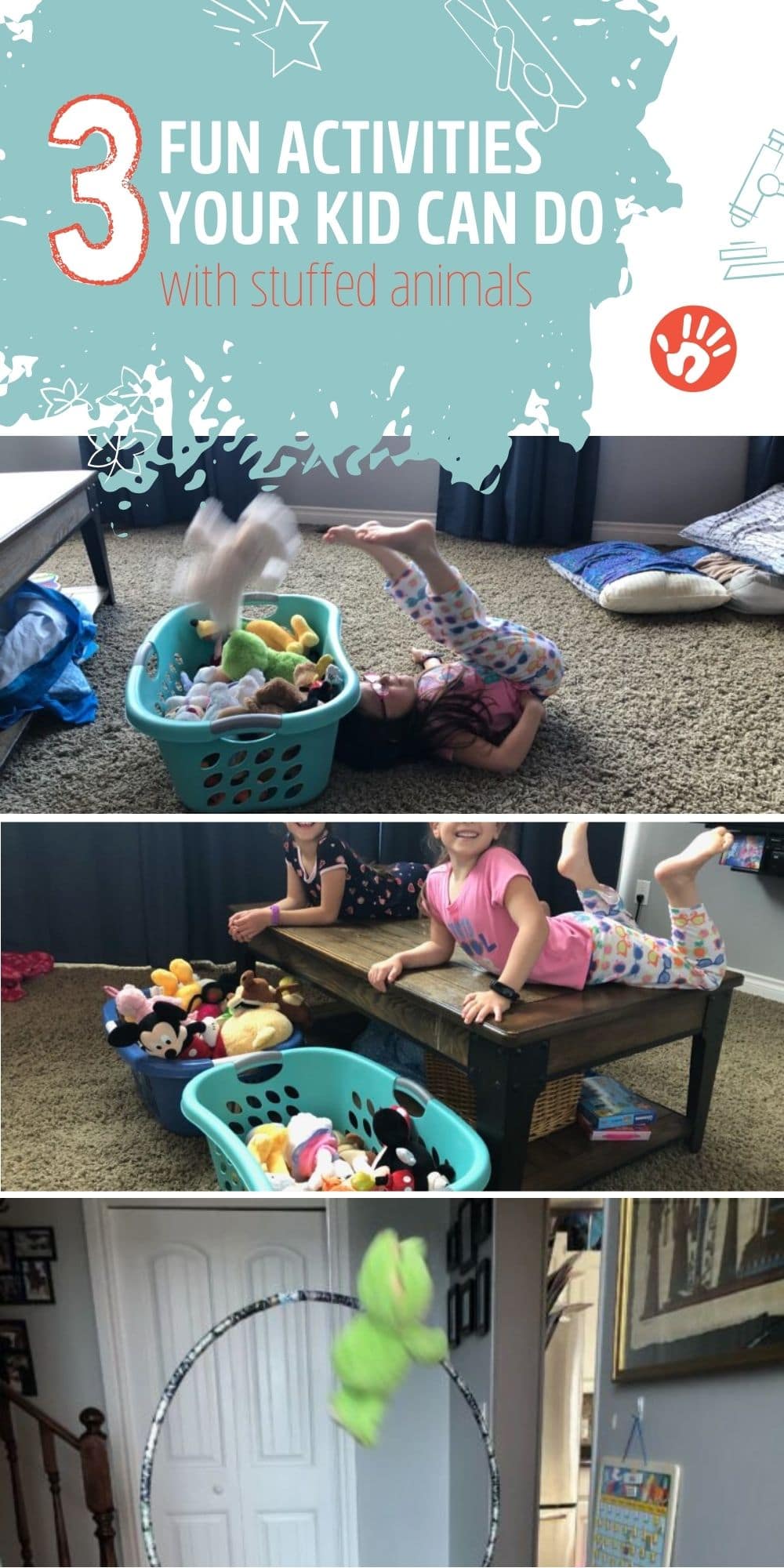 Quick Games to Play with Stuffed Animals - Hands On As We Grow®