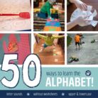 50 Simple Alphabet Activities for Preschoolers - Hands On As We Grow®