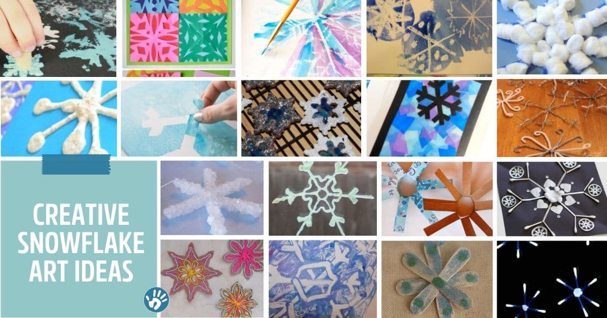 30+ Easy Snowflake Crafts for Kids to Make this Winter - HOAWG