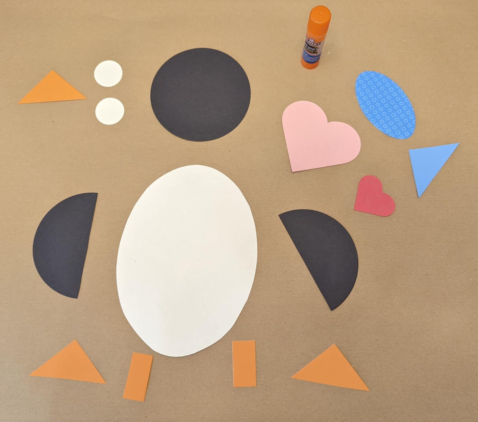 Shape Penguin Craft Kids Will Love for Valentine's Day - HOAWG