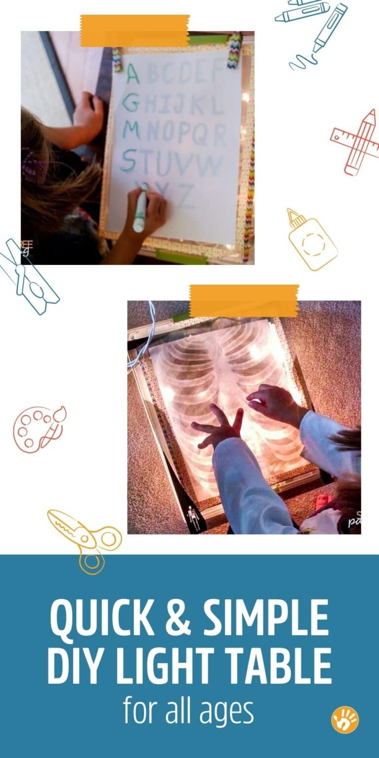 Quick & Simple DIY Light Table for All-Ages Learning Fun - HOAWG