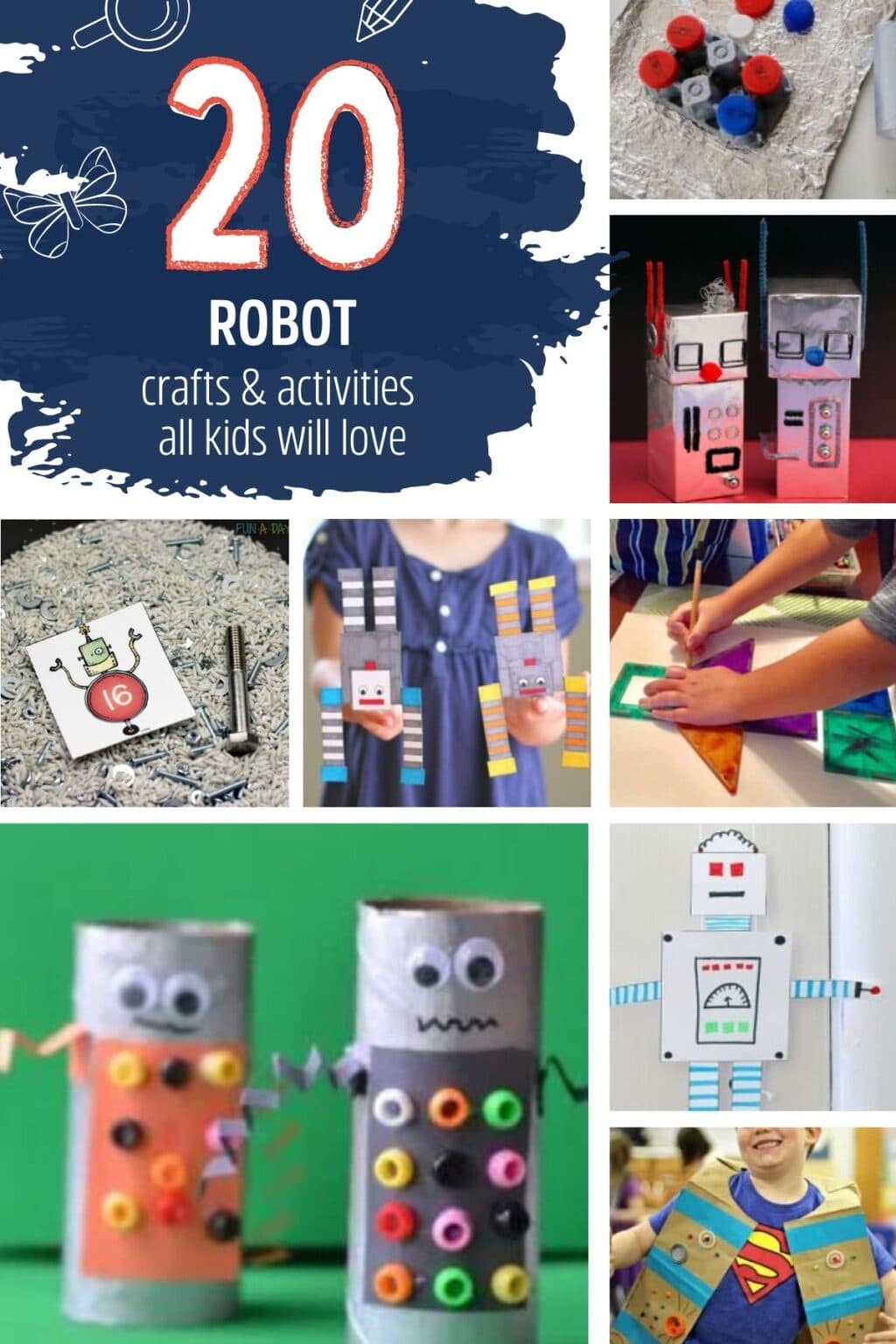 20 Robot Activities & Robot Crafts All Kids Need to Do!