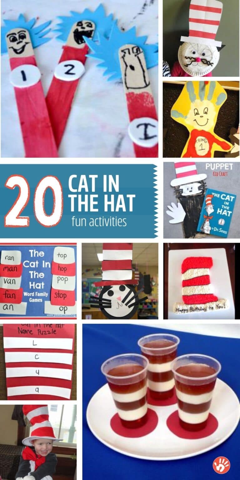 20 Cat in the Hat Activities to Celebrate Dr. Seuss's Birthday