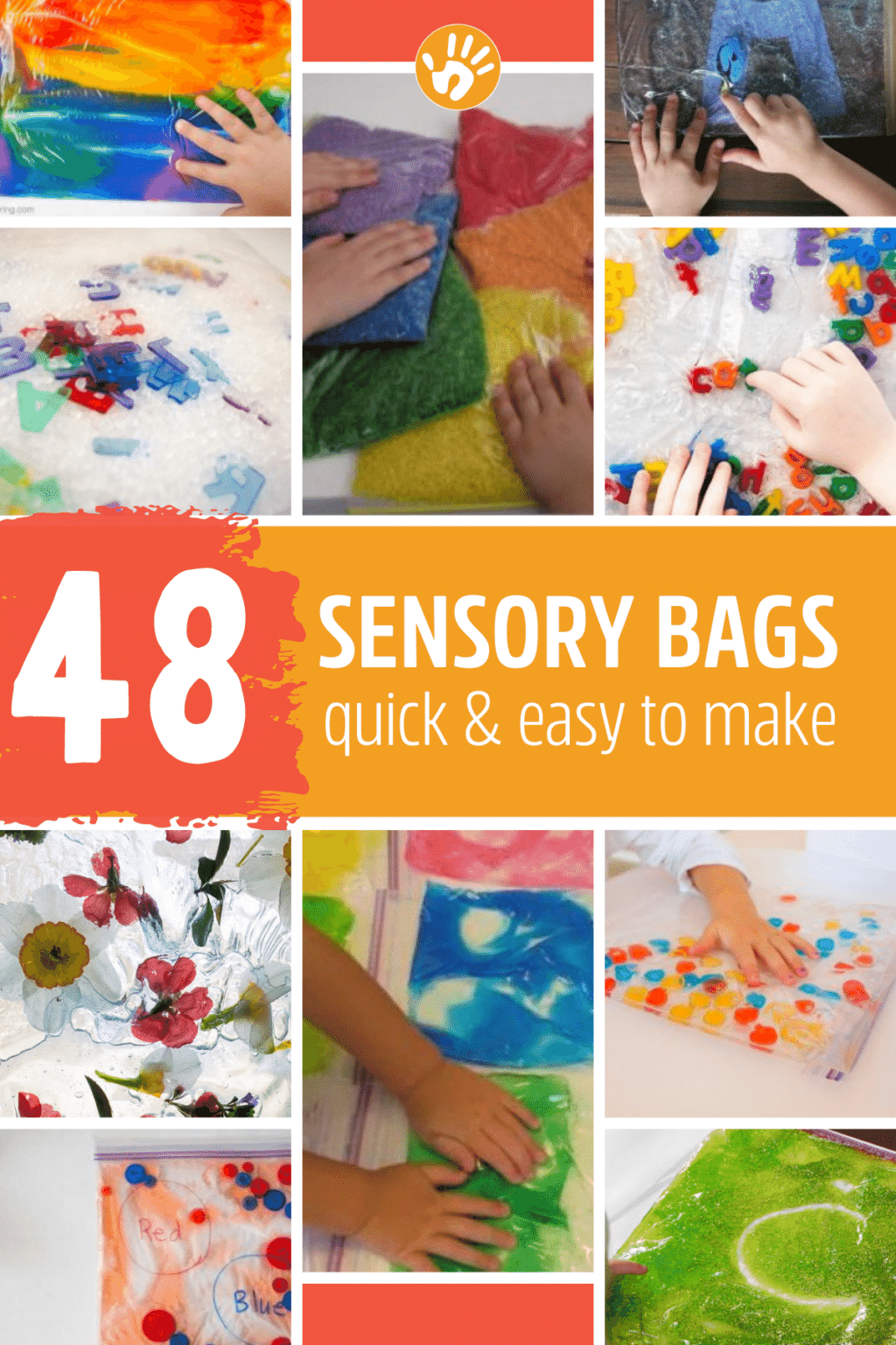 48 Quick Sensory Bags to Make for Your Kids - HOAWG®️