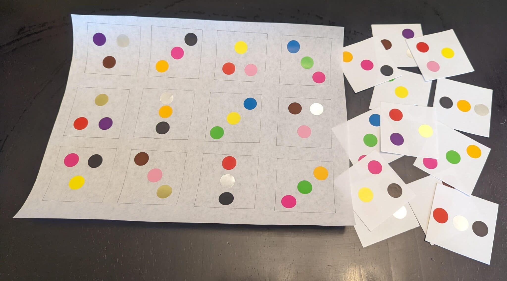 Visual Discrimination Activity With Dot Stickers That's Simple & Fun