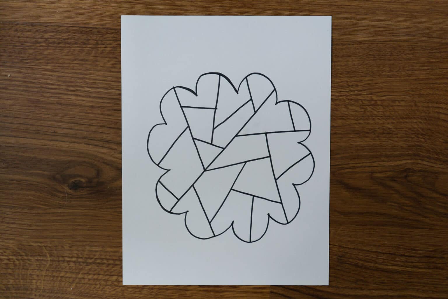 Quick & Easy Mosaic Coloring Page Activity to Make for Your Kids - DIY