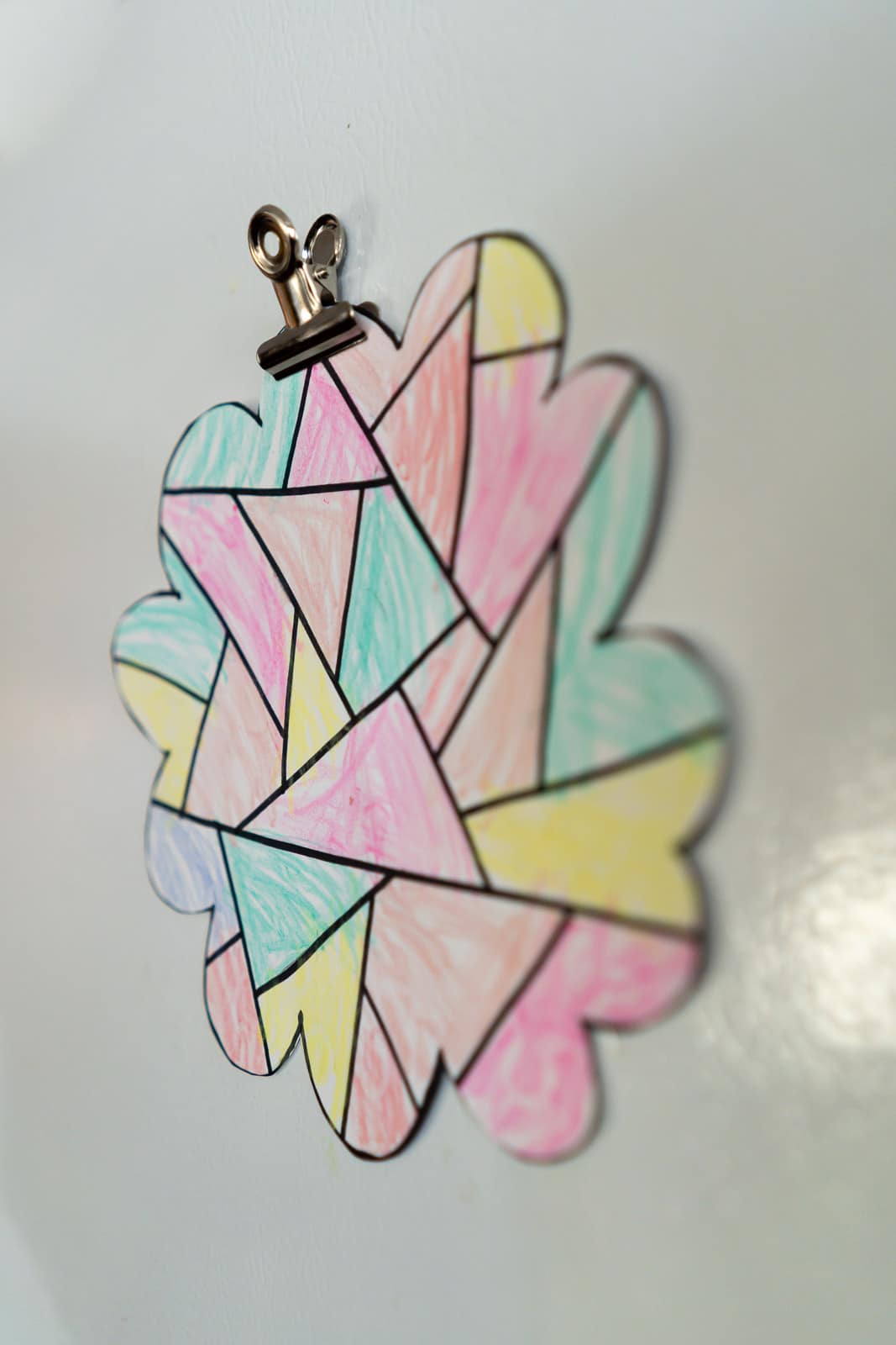 Quick & Easy Mosaic Coloring Page Activity to Make for Your Kids - DIY