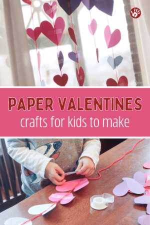 Paper Valentine's Crafts that Kids Think are Super Cute