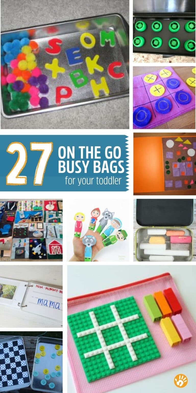 27 Awesome Busy Bag Ideas for Toddlers On the Go - HOAWG
