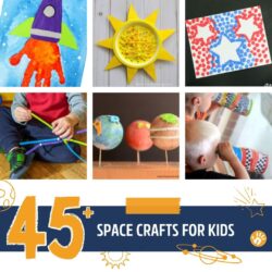 45+ Outer Space Crafts for Kids that are Out of This World