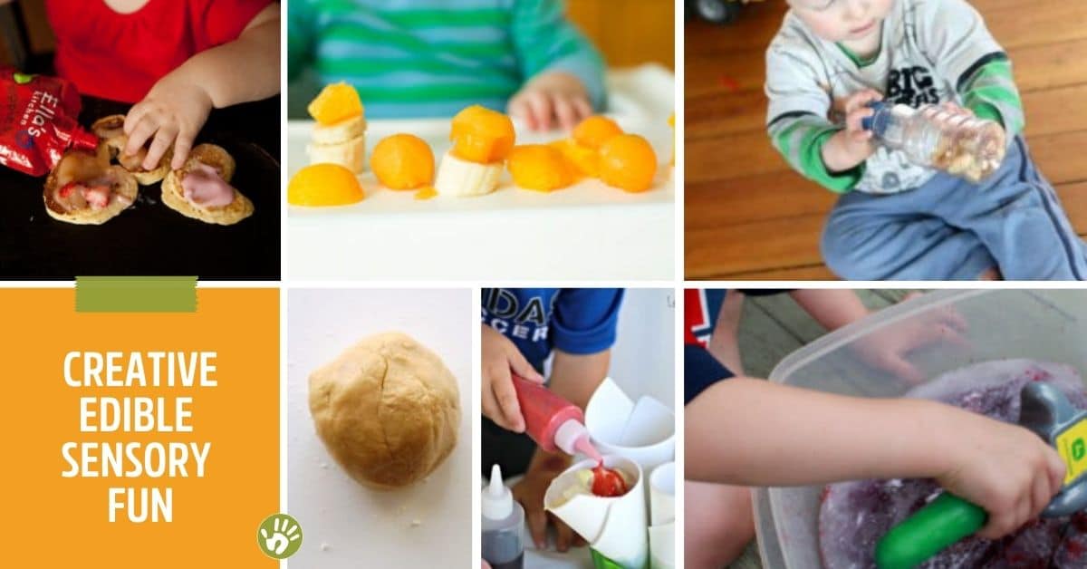 39 Edible Sensory Play Ideas for Little Kids - HOAWG®️