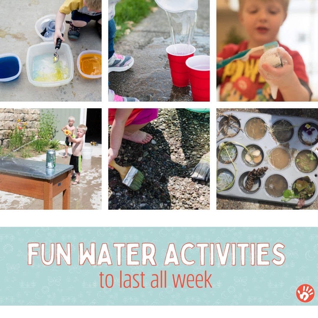 A Week of Water Activities for Kids - Hands On As We Grow®