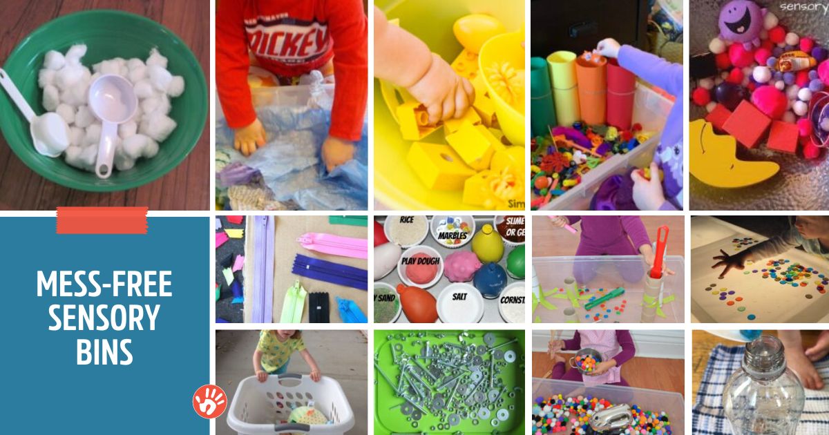 20 Mess-Free Sensory Bin Ideas Your Kids Are Going To Love