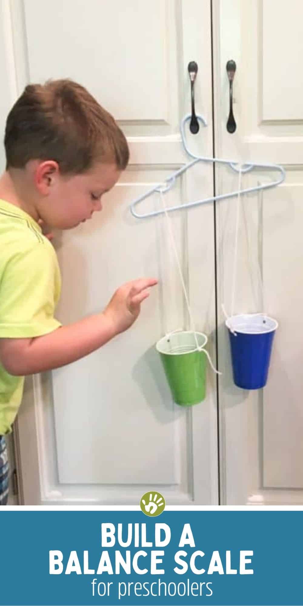 Build a Balance Scale for Preschoolers to Explore Weights - Hands On As ...