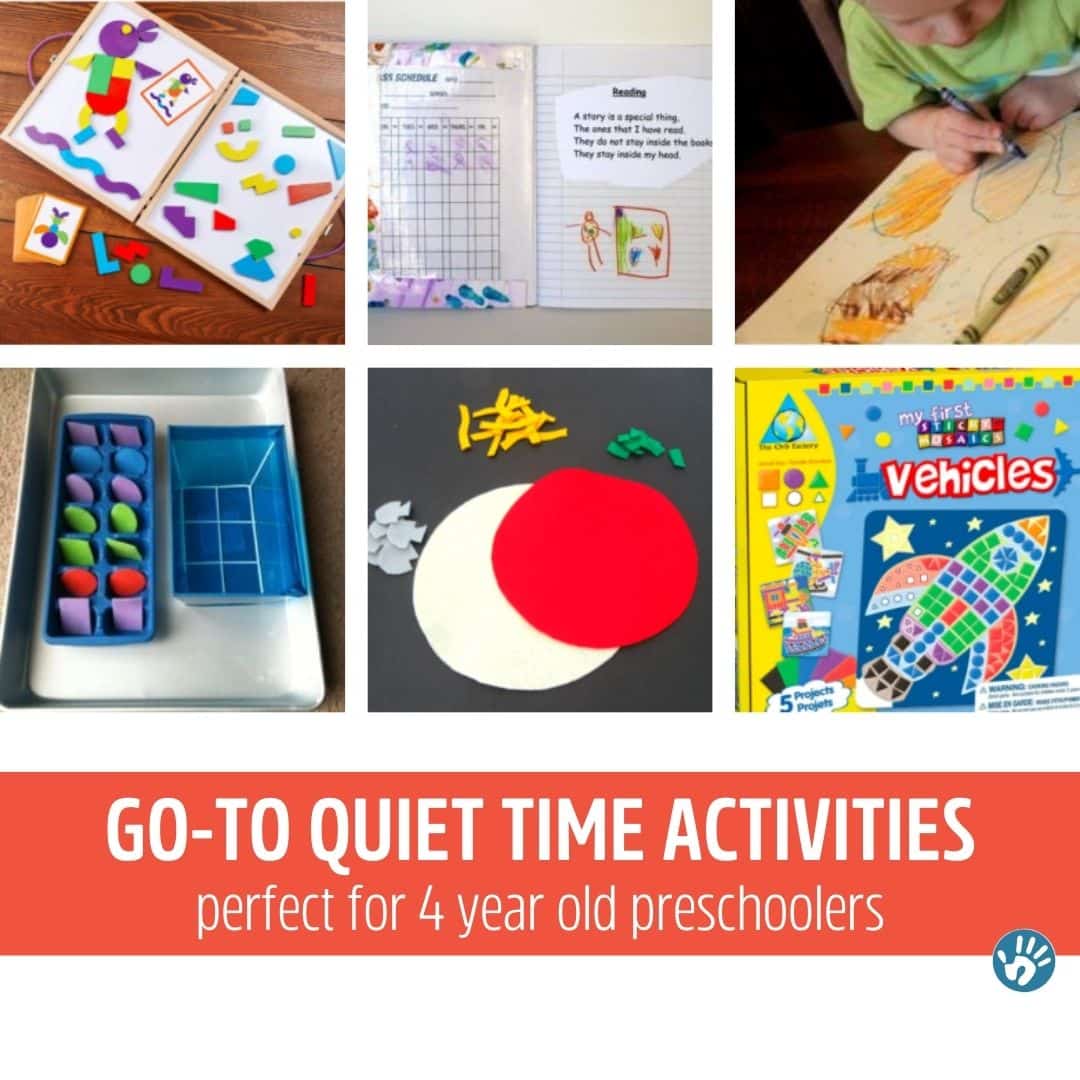 Preschoolers Quiet Time Activities Perfect for 4 Year old's - HOAWG